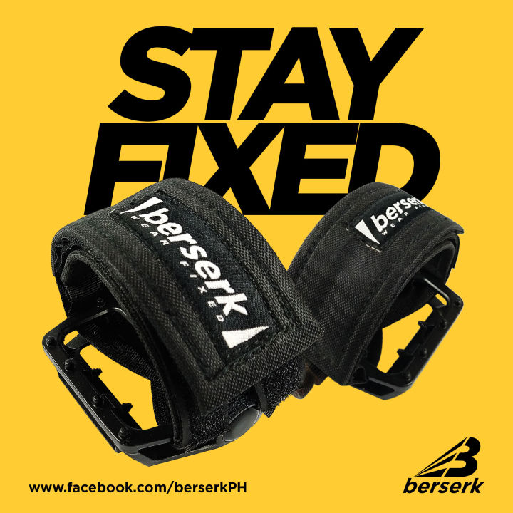 Berserk fixie bike pedal straps 1 pair | Lazada PH