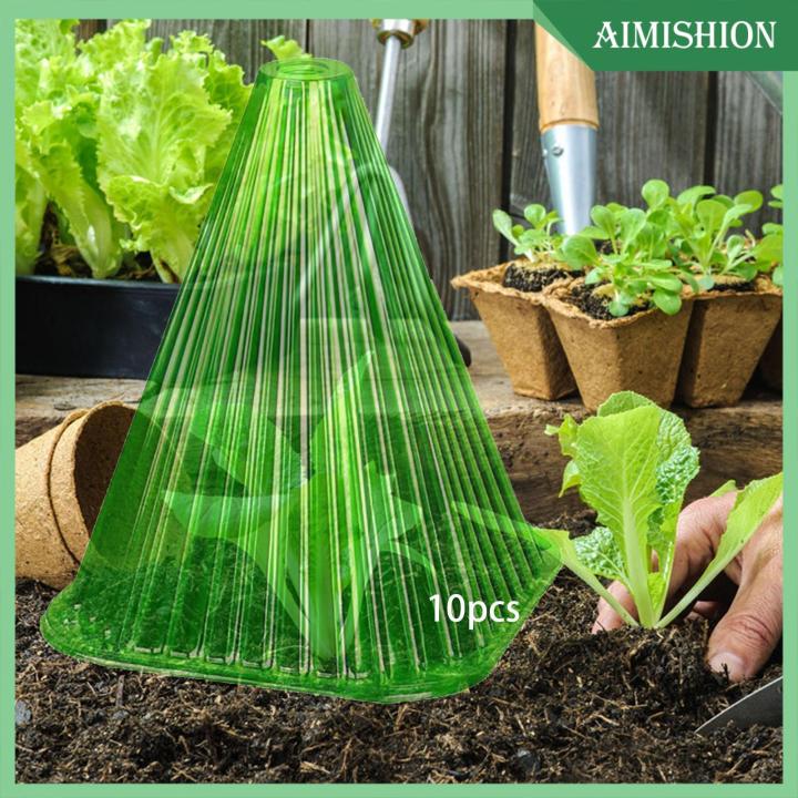 Aimishion 10Pcs Plant Protectors, Plant Dome, Reusable Garden Accessory ...