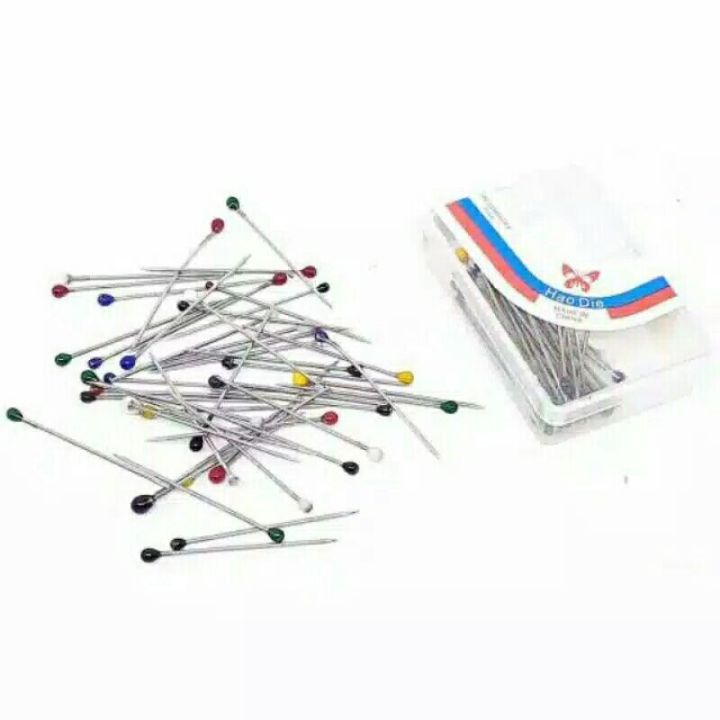 Jarum Pentul Stainless/Jarum mini Pentul hijab box | Lazada Indonesia