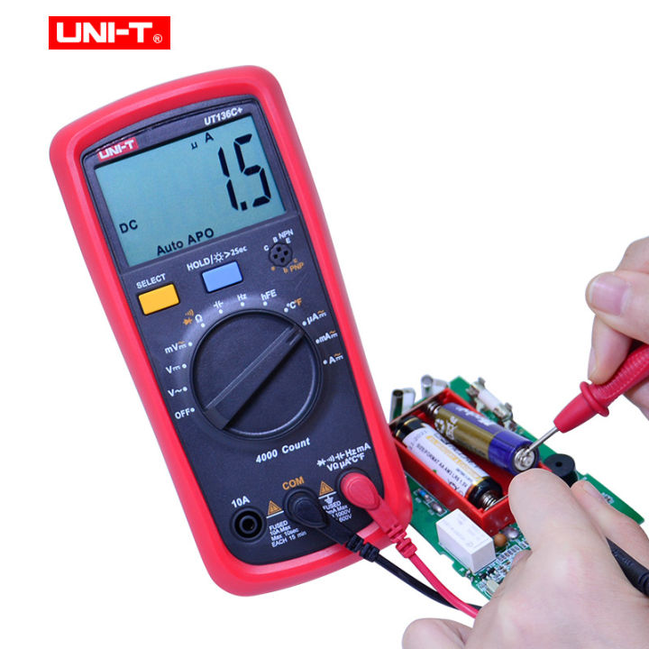 UNI-T UT136C+ high precision digital multimeter AC and DC voltage and ...