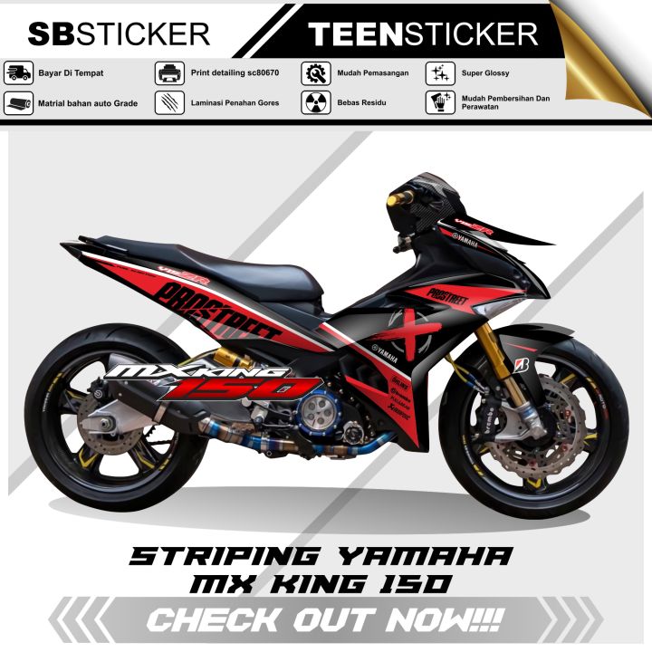 STRIPING MX KING- STRIPING HOLOGRAN YAMAHA MX KING 2015-2022 SB-28 ...