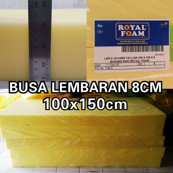 Busa Lembaran Royal Foam Bahan Sofa, Jok , Dekorasi, Tebal 8cm ...