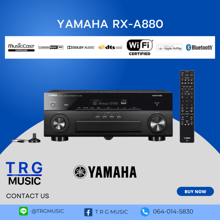 YAMAHA RX-A880 (สินค้าใหม่แกะกล่อง รับประกันศูนย์ไทย) | Lazada.co.th