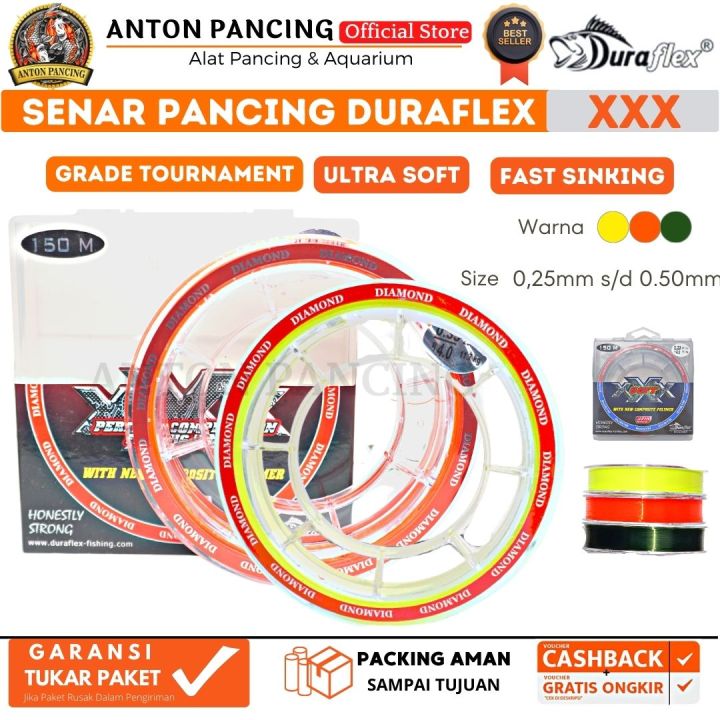 Senar Pancing Duraflex XXX Japan Material 150 M 0.25 0.28 0.30 0.33 0. ...