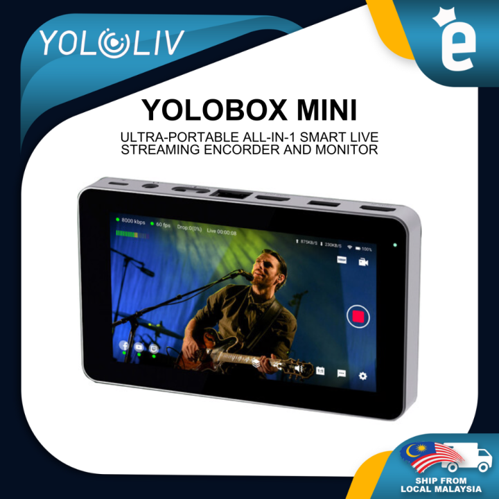 YoloLiv YoloBox Mini Ultra-Portable All-in-One Smart Live Streaming ...