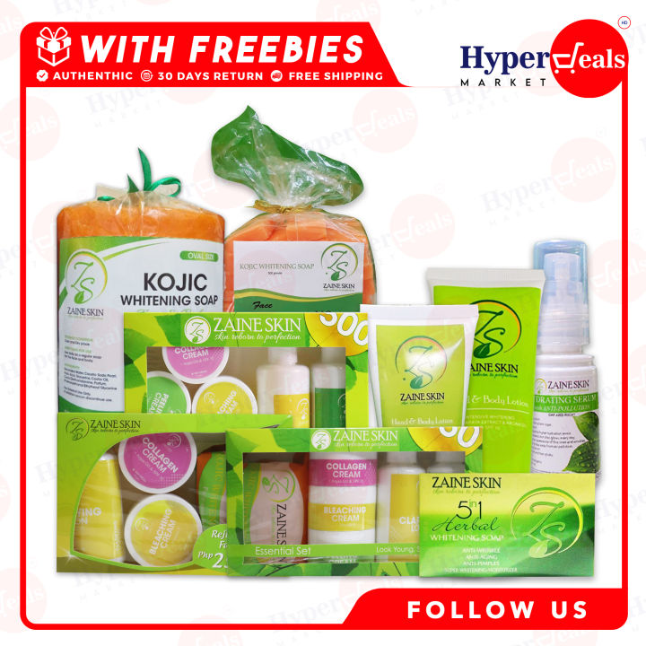 Zaine Skin Products | Regular Set | Big Set | Maintenace Set | Kojic ...