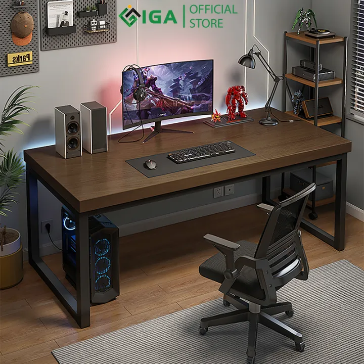 Bàn gaming cao cấp thiết kế hiện đại khung thép lớn mặt bàn dày 25mm ...