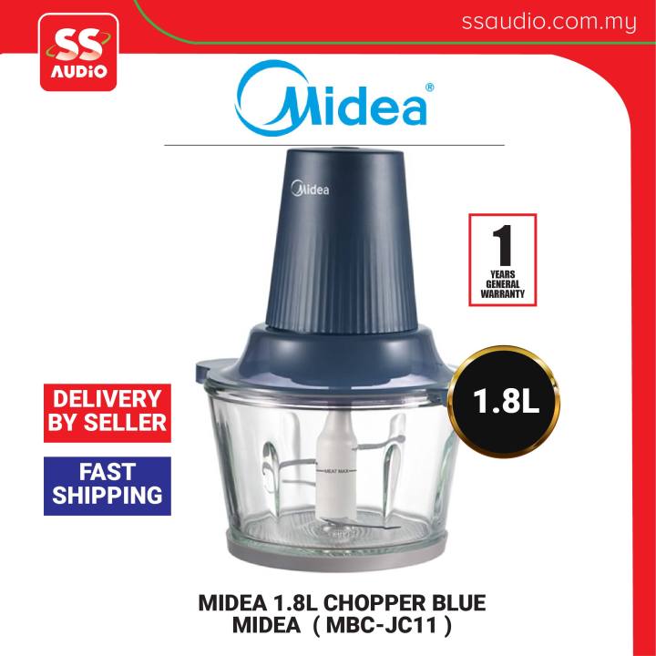 MIDEA MBC-JC11 1.8L GLASS JAR CHOPPER (MBCJC11) | Lazada