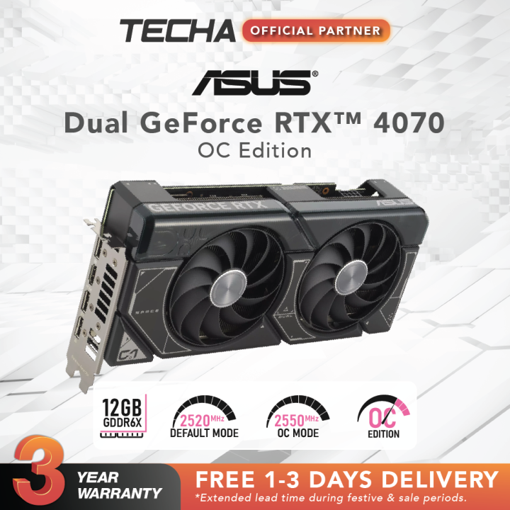 [FAST SHIP] Dual GeForce RTX 4070 | 12GB GDDR6X Graphics Card (OC ...