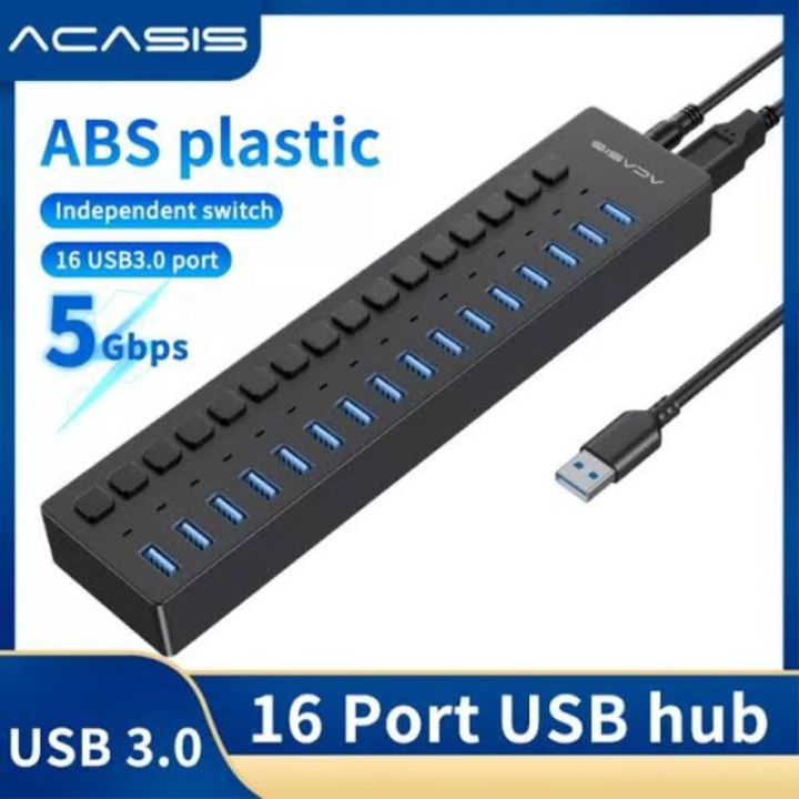 Acasis USB 3.0 HUB 16 Port HS-716MG พร้อมส่งจากไทย | Lazada.co.th
