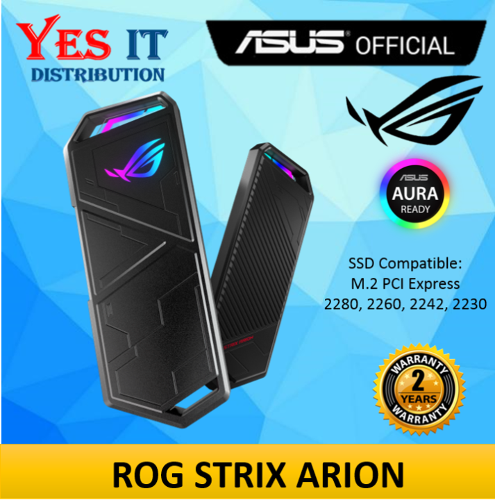ROG Strix Arion / TUF Gaming A1 M.2 NVMe SSD Enclosure / Cobble SSD ...