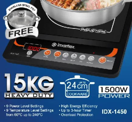 Imarflex Induction Stove IDX1450 | Lazada PH