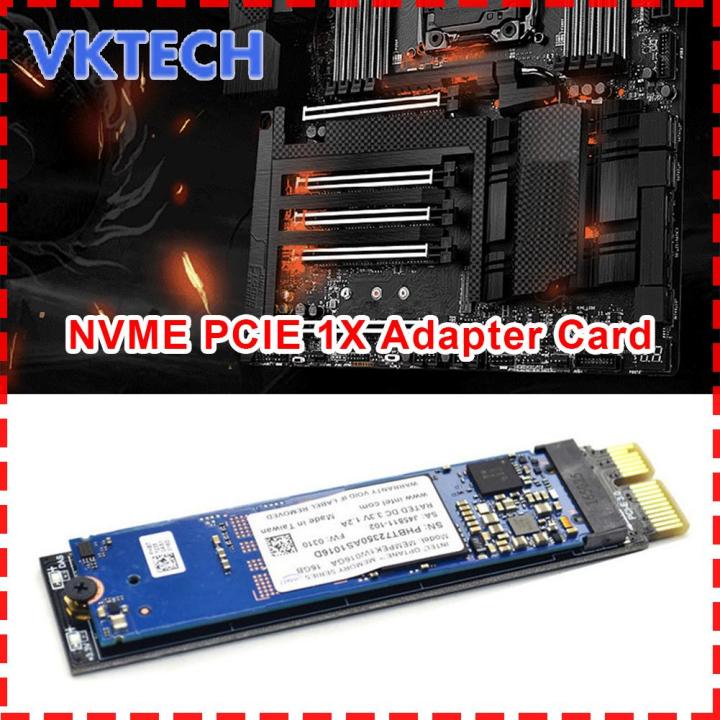 [Vktech] PCIE to M2 Adapter NVMe SSD M2 PCIE X1 Raiser PCI-E M Key ...