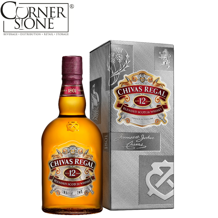 Chivas Regal 12 Year Old Blended Scotch Whisky 1L | Lazada Singapore