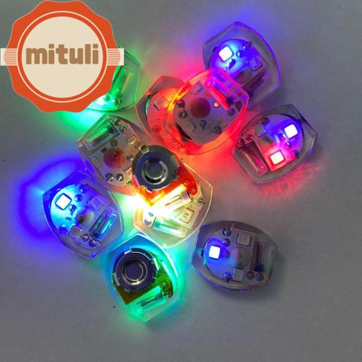 MITULI 10Pcs พลาสติกทำจากพลาสติก ไฟรองเท้า LED ที่ส่องสว่างส่องสว่าง ...