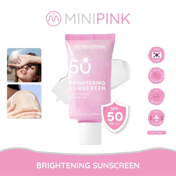 Sunscreen SPF 50 PA++++ Brightening Blue Light UV Protection 40ml ...
