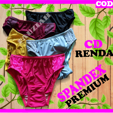 CD celana dalam motif renda bahan spandex premium | Lazada Indonesia