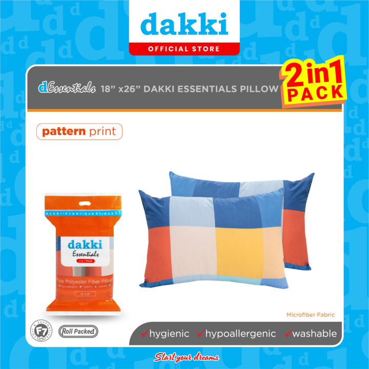 Dakki Essentials 2in1 Arden 18"x26" Teens Pillow | Lazada PH