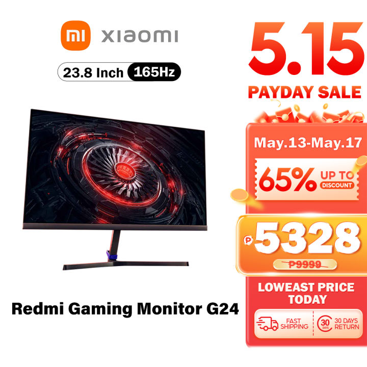 Xiaomi Redmi Gaming Monitor G24 23.8 inch 165Hz Refresh 1ms Fast Response Full HD 8 Bit Low Blue ...
