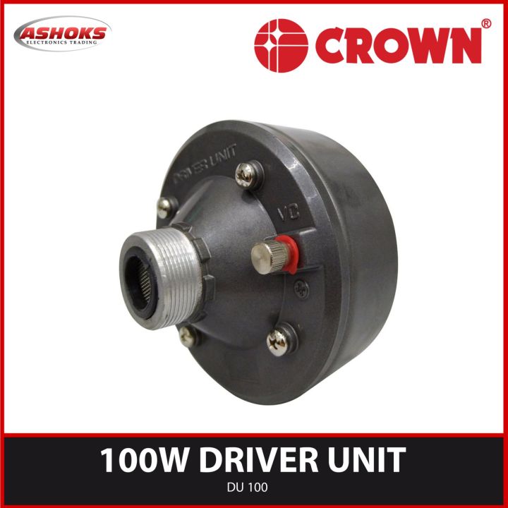 Crown DU 100 Driver Unit / 100W Driver Unit DU 100 / Crown DU 100 ...