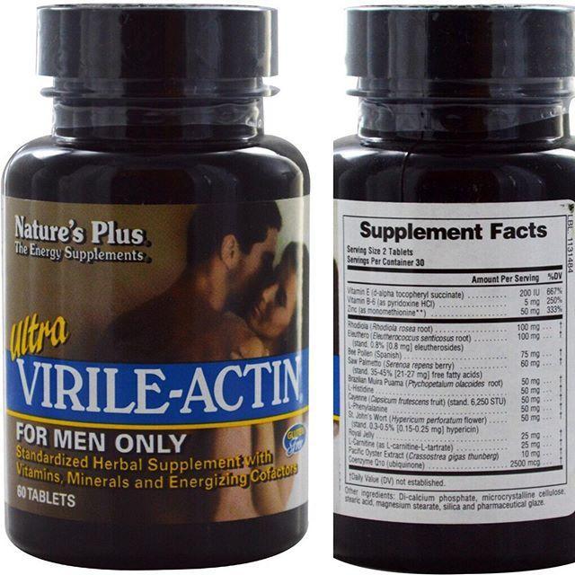 Nature's Plus Ultra Virile Actin (60 Tablets) Kapsul Stamina Pria ...