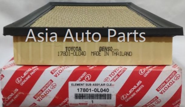 Air Filter 17801-0L040 DENSO for Toyota Hilux, Innova, Fortuner | Lazada