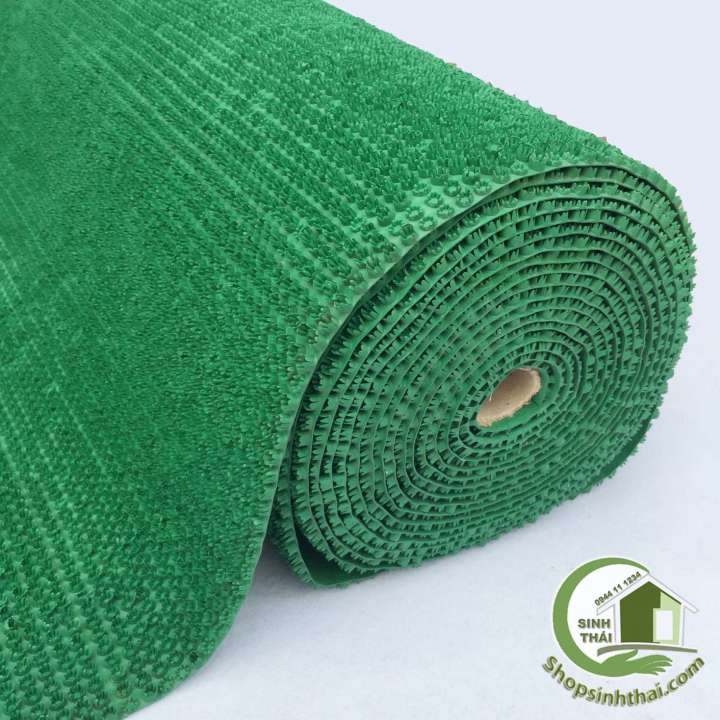 Hcm Thảm Nhựa Gai Hoa Cúc Màu Xanh Lá Chống Trơn Trượt 50cm X Khổ 90cm Cắt Liền Thành
