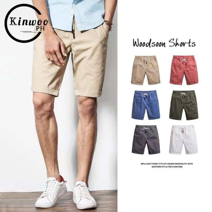 Kinwoo #1958 Urban Summer Shorts For Men Chinos Shorts | Lazada PH