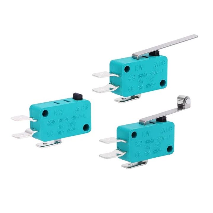 KW3-0Z Micro Switch Travel Limit Switch Self-Resetting 5A 250V 1NO 1NC ...