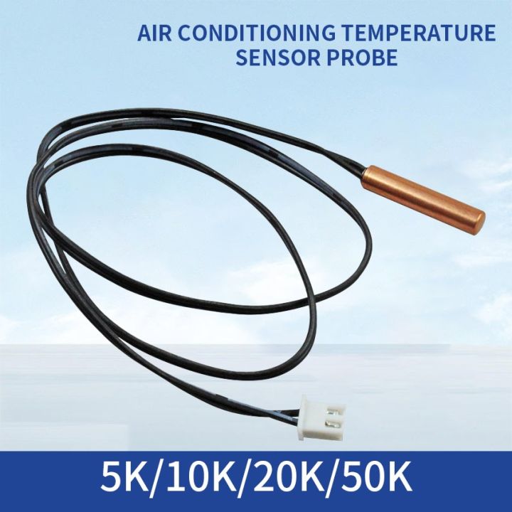 Sensor Suhu AC Kabel Tunggal, Termistor, AC, Probe Suhu, Kepala Lem ...