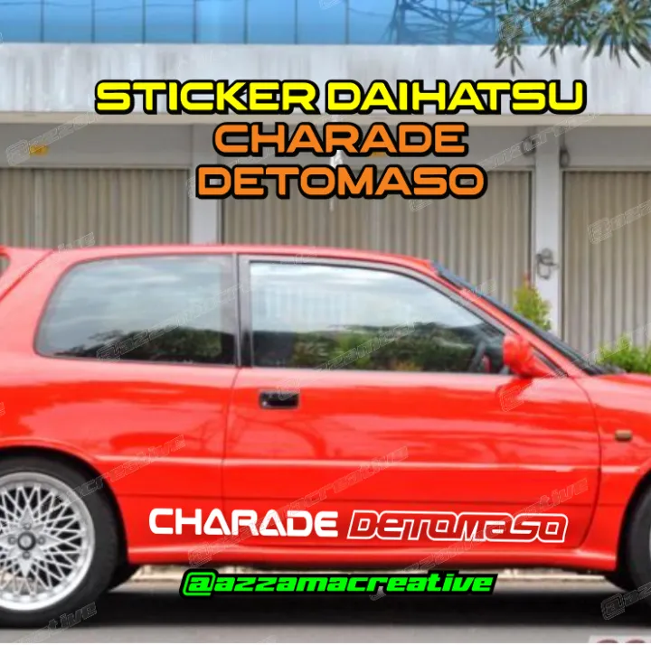 Stiker Charade Detomaso For side body Daihatsu Charade | Lazada Indonesia