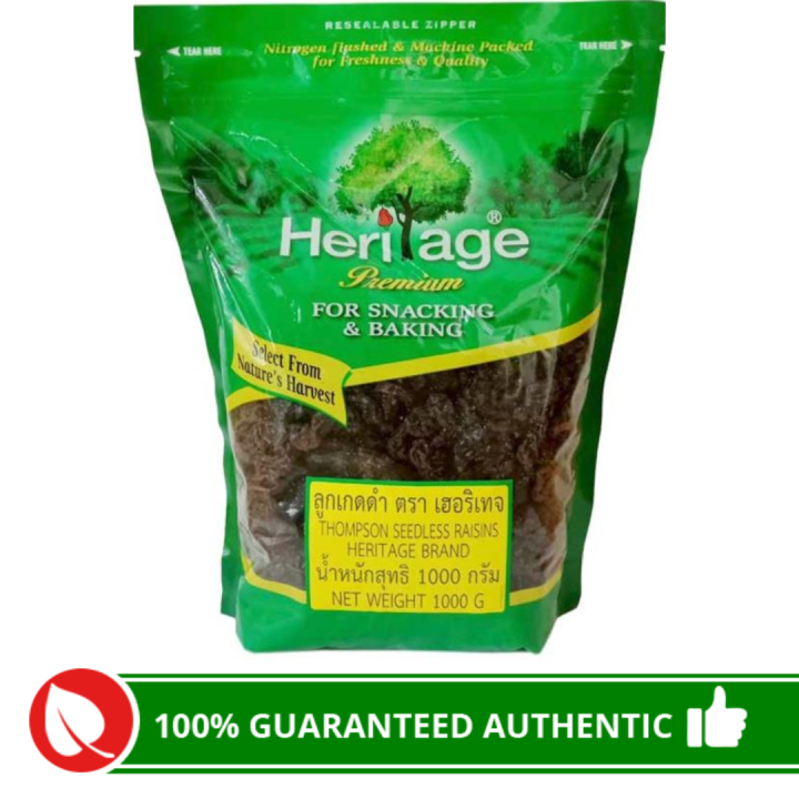 Heritage Thompson Seedless Raisins 500g | Lazada PH