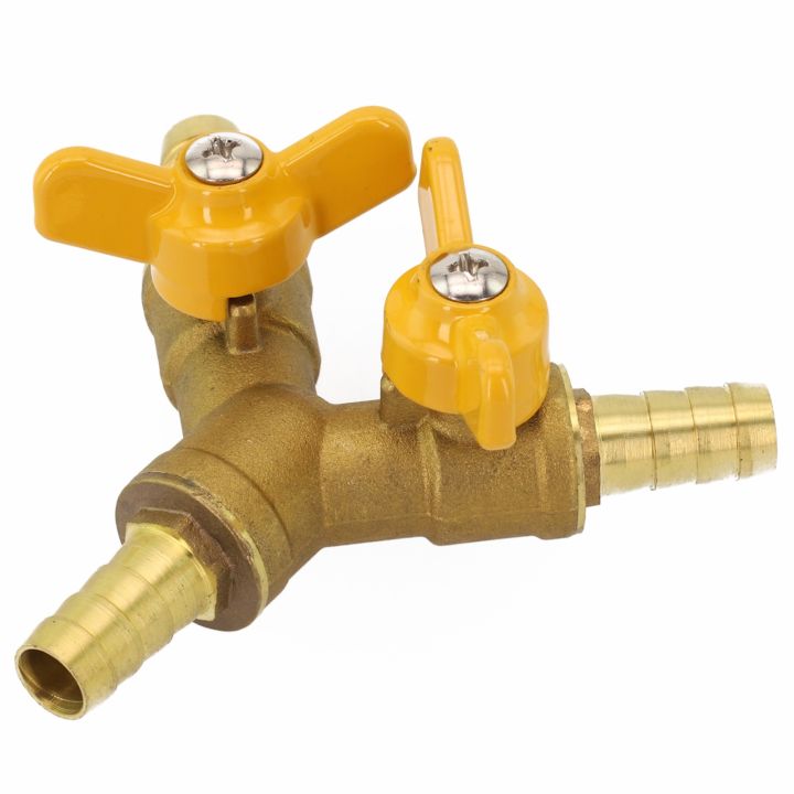 Heavy Duty Solid Brass 3 Way Valve with Dual Switches for Hose Control ...