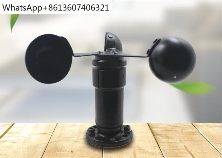 Wind Speed Sensor เครื่องส่งสัญญาณความเร็วสามถ้วยเครื่องวัดความเร็วลม Pulse Rs485 Modbus 0 10v 0