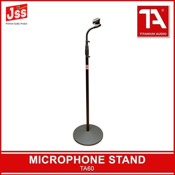 Titanium Audio TA 60 Microphone Stand / Round Base Microphone Stand ...
