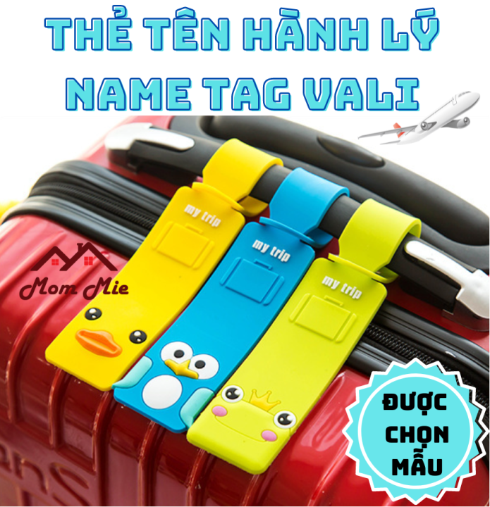 [MỚI] Thẻ tên vali, name tag vali, balo, hành lý du lịch bằng nhựa dẻo ...