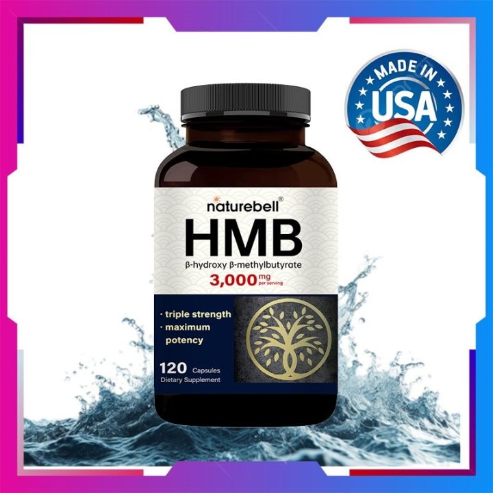 NatureBell HMB 3X Triple Strength HMB Beta-Hydroxy Beta-Methylbutyrate ...