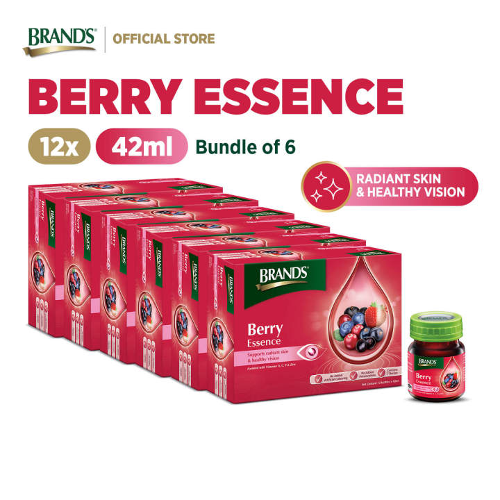 [Bundle of 6] BRAND'S® Berry Essence | 12 Btls x 42 ml x 6 Packs | For ...