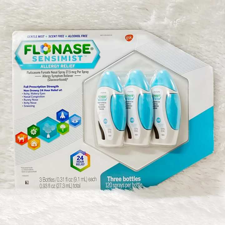 Flonase Sensimist Allergy Relief Nasal Spray 9.1ml 3 Bottles | Lazada ...