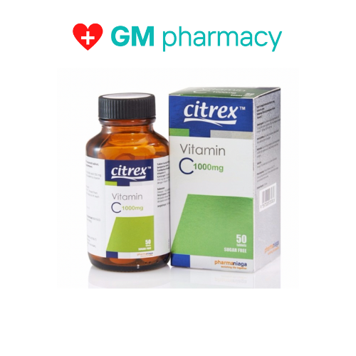 Citrex vitamin C 1000mg (50s) | Lazada