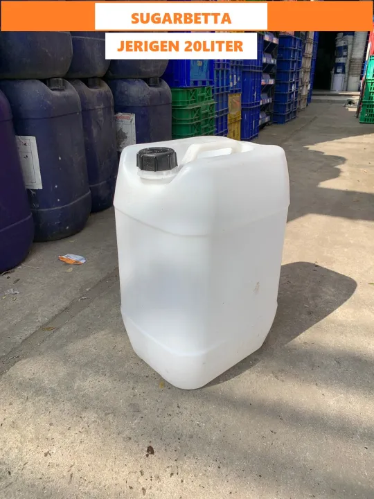 Jergen Putih HDPE 20 Liter / Jerigen Plastik Putih 20 Liter (SECOND ...