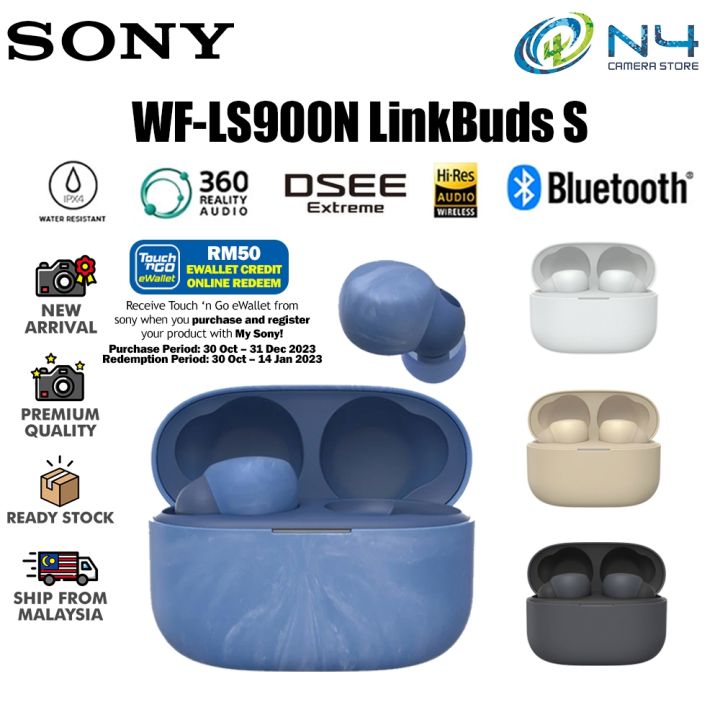 Sonylinkbuds S S S WF-LS900N หูฟังเอียบัดไร้สายที่มีไม่มีเสียงรบกวนและการรับรู้รอบข้าง | Lazada ...