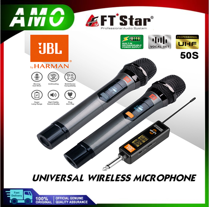 JBL HARMAN 50S PROFESSIONAL WIRELESS MICROPHONE | Lazada PH