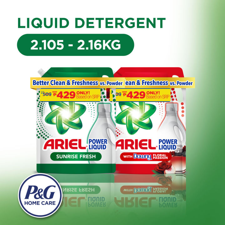 Ariel Liquid Detergent Floral Passion Sunrise Fresh 2.105 - 2.16KG ...