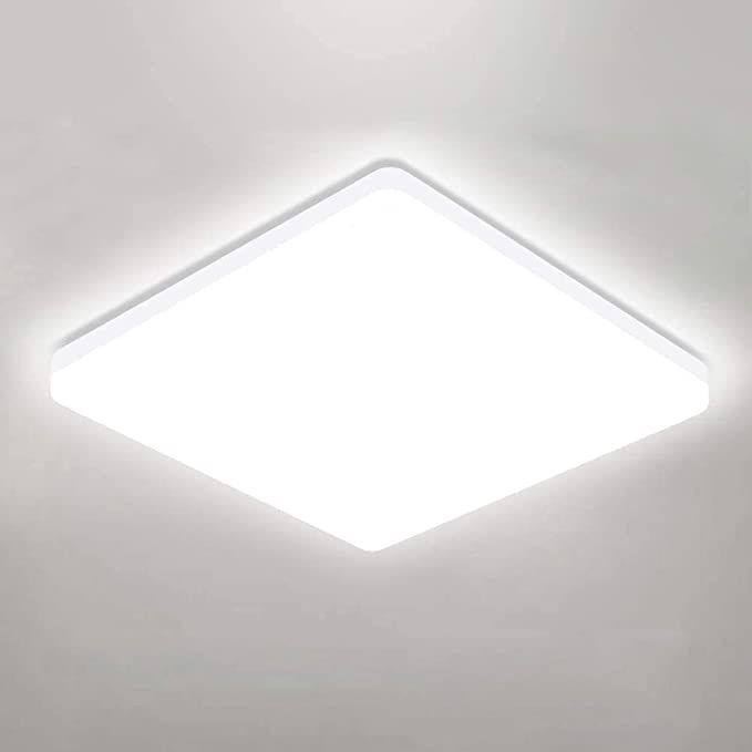 Modern Minimalist Recessed Ultra-Thin Ceiling Light, Indoor Square LED ...