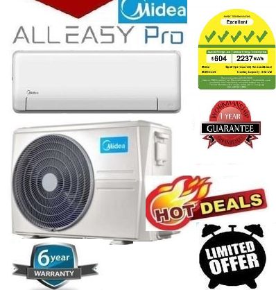 Midea *ALL EASY PRO* System 3 Air-Con + FREE Delivery + FREE ...