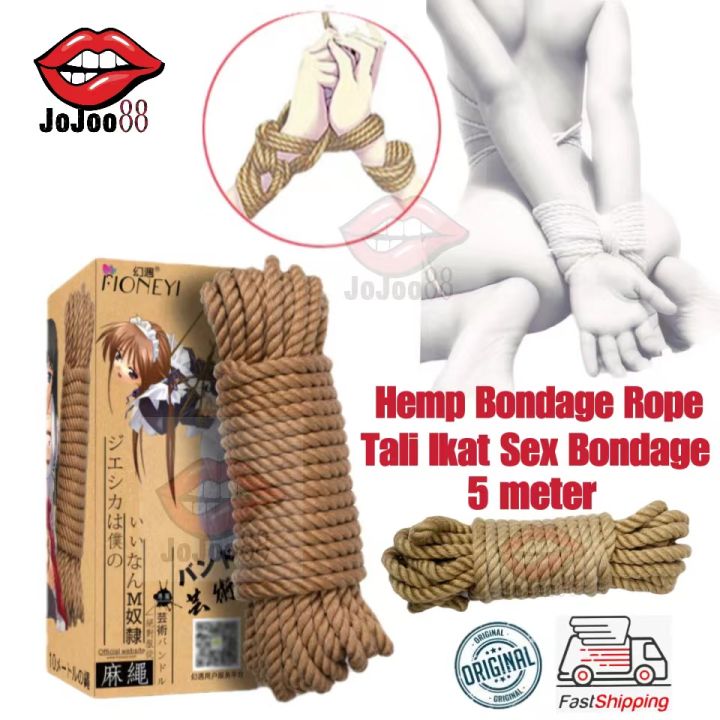 5m Soft Faux Jute Cotton Shibari Bondage Rope Slave Bondage Restraints ...