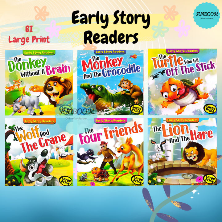 [FUNBOOK] Early Story Reader Preschool Large Print Story Book Tadika ...