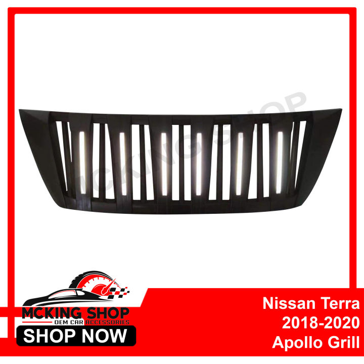 Nissan Terra 2018-2020 Apollo Front Grill with LED | Lazada PH