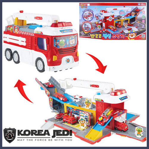 Pororo and Friends - Pororo Transformation Frie Truck Play Set with 3 ...